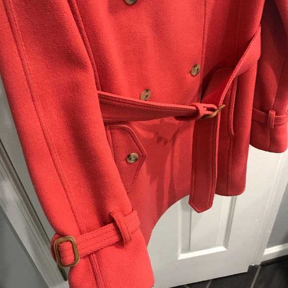 J. Crew | Jackets & Coats | Jcrew Coral Stadium Cloth Wool Coat | Poshmark